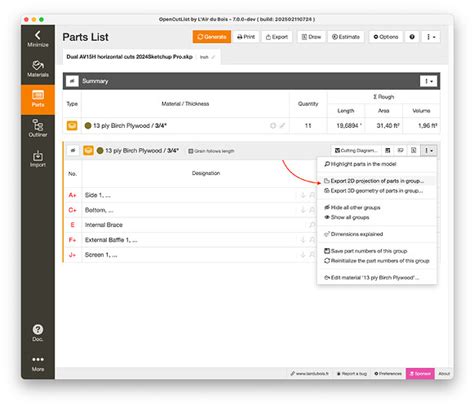 Export For CNC SketchUp SketchUp Community