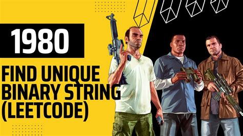 Find Unique Binary String Leetcode 1980 Backtracking Amazon Youtube