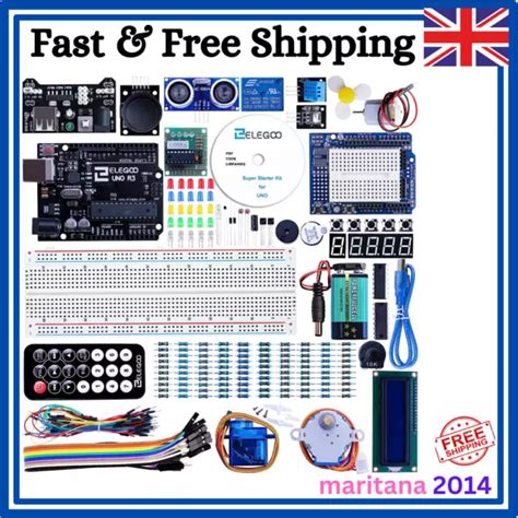 Elegoo Uno R3 Project Super Starter Kit Compatible With Arduino Ide With 5v Uno £5699 Picclick Uk
