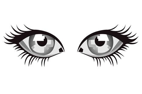 Eye In Abstract Art Style Cube Style For Poster Banner Or Background Vector Illustration