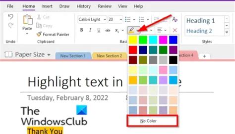 How To Highlight Text And Notes In Onenote