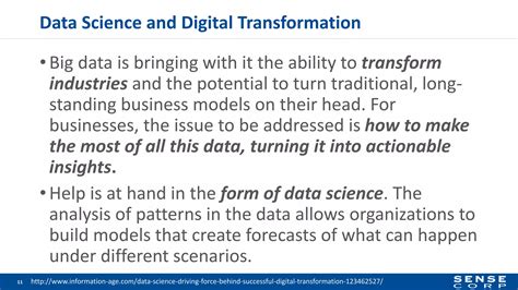 Digital Transformation And Data Science Pdf