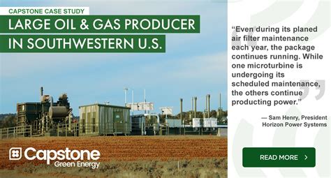 Eight Capstone C65 Microturbines Capstone Green Energy