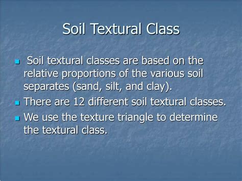 Ppt Soil Texture And Textural Class Powerpoint Presentation Free
