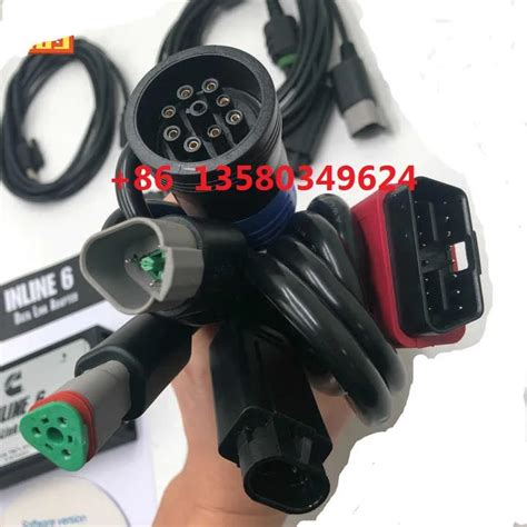 Heavy Duty Truck Diagnostic Toolkit With Inline6 V8 7 V7 62 Software Is Oem For Cummins Scanner