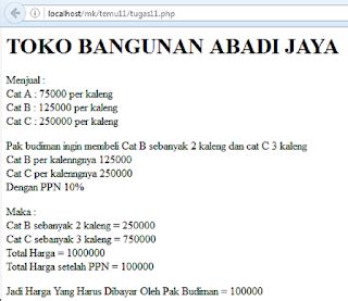 Operasi Aritmatika Di PHP Low Share I