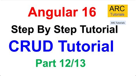 Angular 16 Crud With Web Api Tutorial Part 12 Ngdestory Matsnackbar Youtube