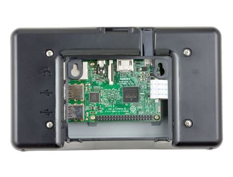 Raspberry Pi 7 Touchscreen Display Case Black