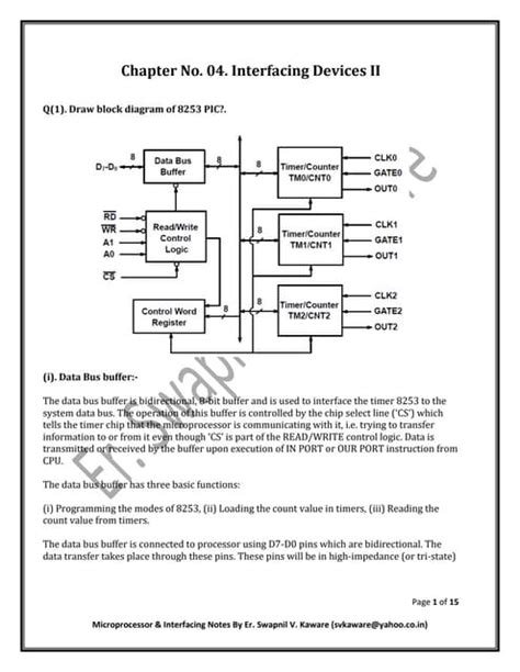 Interfacing Of 8253programmable Interrupt Timer With 55 Off