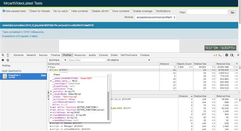 Javascript Memory Leak In Ember Qunit Stack Overflow