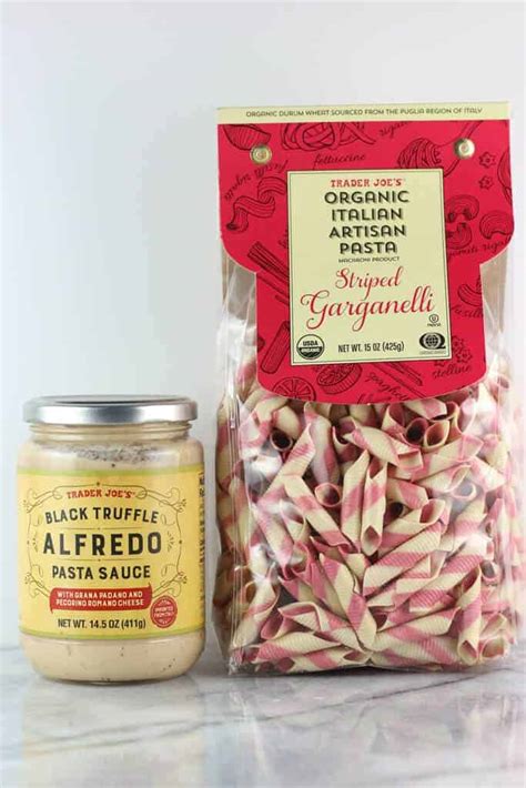 Trader Joe S Black Truffle Alfredo Pasta Sauce BecomeBetty Com