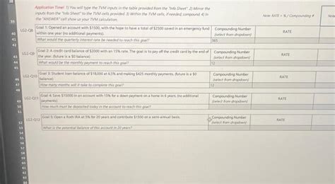 Solved The Answer Cell Show Ws Your Tvm Calculation None