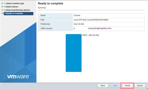 How To Install VCenter 7 Server Appliance On ESXi Host ComputingForGeeks