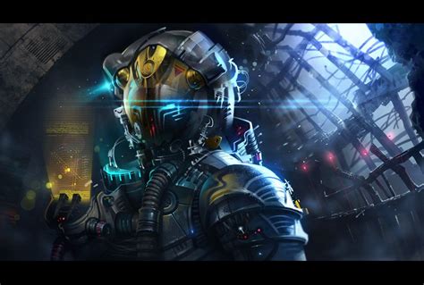 Astronaut Concept Digital Art Fribly