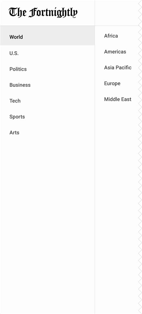 Navigation Patterns Material Design