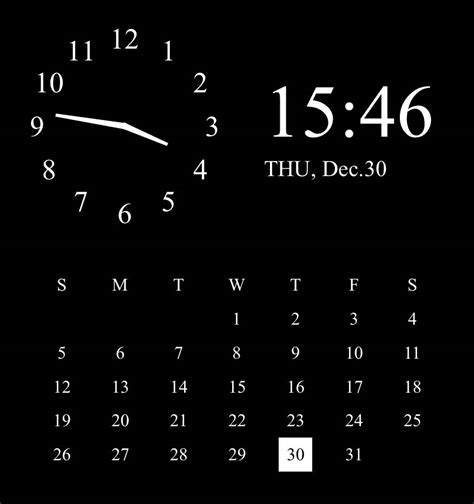 10 329 Aesthetic Clock Widget Ideas For Iphone And Android Widgetclub