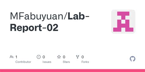 Github Mfabuyuanlab Report 02