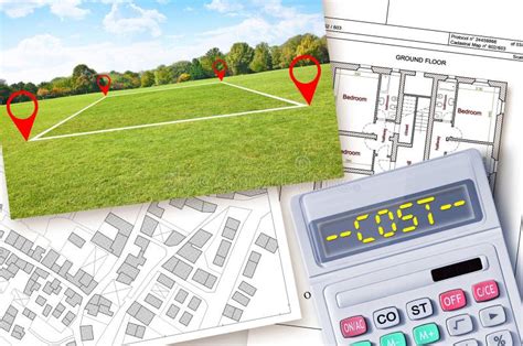 cost about land plot real estate concept with a vacant land available