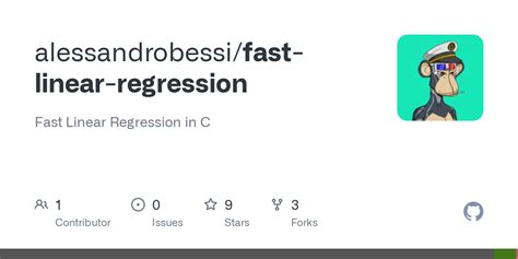 fast linear regression fit c at master · alessandrobessi fast linear regression · github
