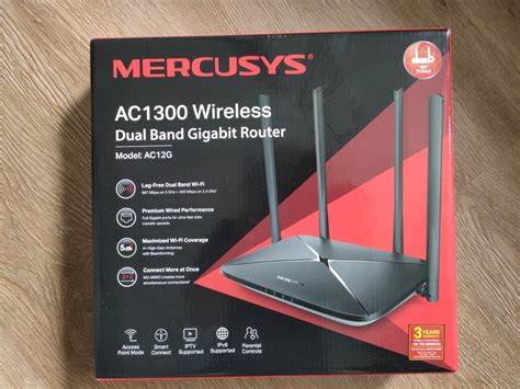 mercusys router ac1300 wireless dual band gigabit router used for ntu
