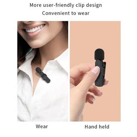 Black Modern Wireless Microphone Clip Mic At Rs In Delhi Id