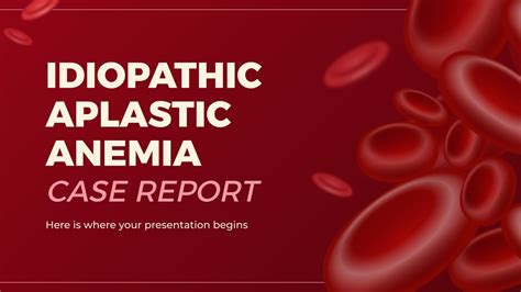 Free Google Slides PowerPoint Templates About Anemia