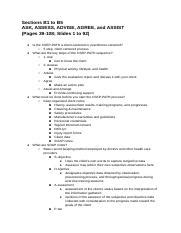 CSEP Study Guide Sections B To B ASK ASSESS ADVISE AGREE And ASSIST Pages Slides To