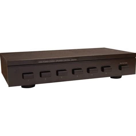 E Audio 6 Way Stereo Speaker Selector Switch E Audio From Inta Audio Uk