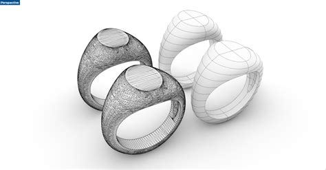 Oval Signet Rings Cpp Program Based On Open Cascade Kernel