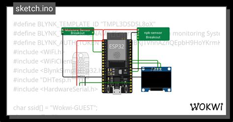 Smart Soil Nutrition Monitoring System Copy Wokwi ESP STM Arduino Simulator