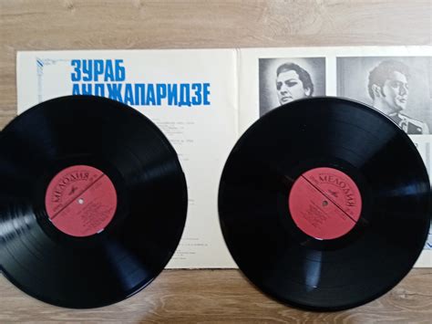 ზურაბ ანჯაფარიძე არიები და სცენები ოპერებიდან Vinyl Ge მუსიკალური ვინილები ფირფიტები