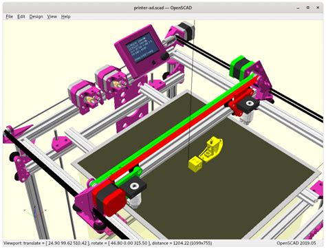 3d Printing Ashtar D Idex Independent Dual Extrusion Xyz Dims