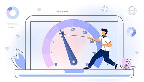 Website Loading Optimization Page Speed And Seo Arrow Bar Preloading Vector Arrow Bar