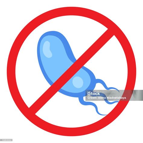 항균 방어 아이콘입니다 박테리아 및 바이러스 금지 표시를 중지하십시오 살 균 빨간색 교차 원의 파란색 박테리아 벡터 그림입니다 0명에 대한 스톡 벡터 아트 및 기타 이미지