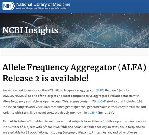 Alfa 临床基因组课程 人群频率数据库 新成员 Csdn博客