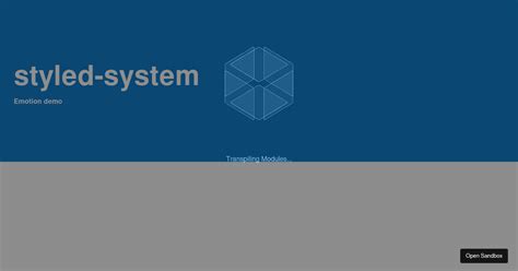 Styled Systememotion Demo Codesandbox
