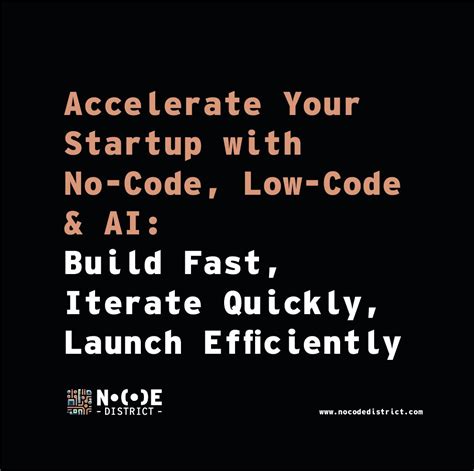 No Code District On Linkedin Nocode Lowcode Startupacceleration