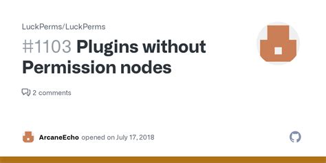 plugins without permission nodes · issue 1103 · luckperms luckperms