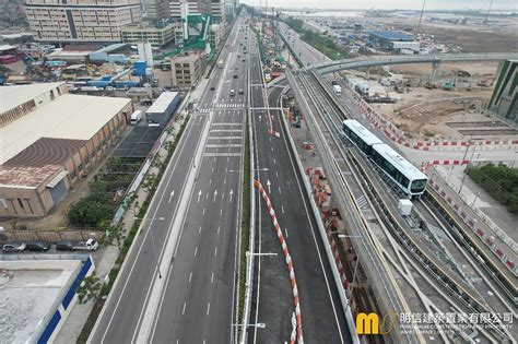 竣工消息 工程編號 42021 「澳氹第四條跨海大橋起止點周邊路網建造工程 偉龍馬路連接線」