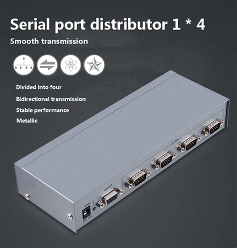 High Resolution Dtech Oem Odm Audio And Video Transmission Distribution 1x4 Port 1 In 4 Out