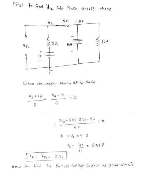 [solved] find the thevenin equivalent circuit for the network external to course hero