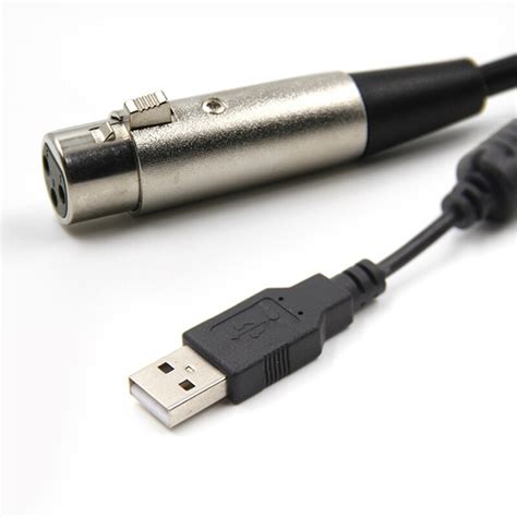 Usb To Xlr Female Microphone Converter Adapter Mic Grandado