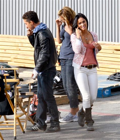 Megan On Set Transformers Megan Fox Photo Fanpop
