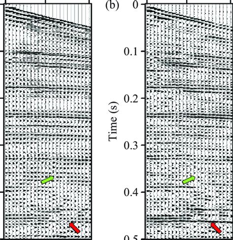 Comparison Of Single Shot Seismic Results Before And After