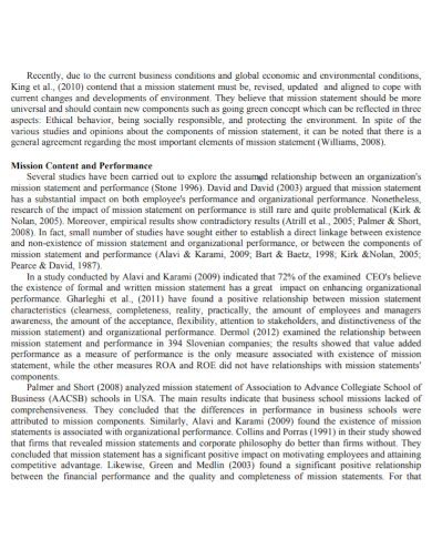 10 Performance Impact Statement Examples To Download