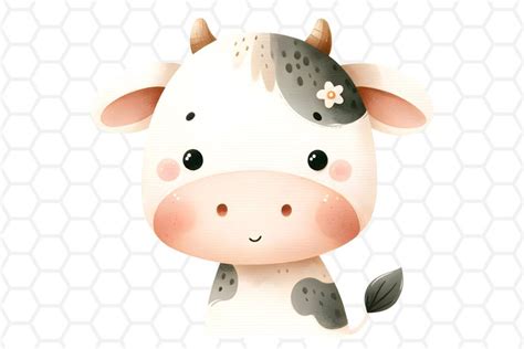 Cute Cow Clipart Cute Cow PNG Design