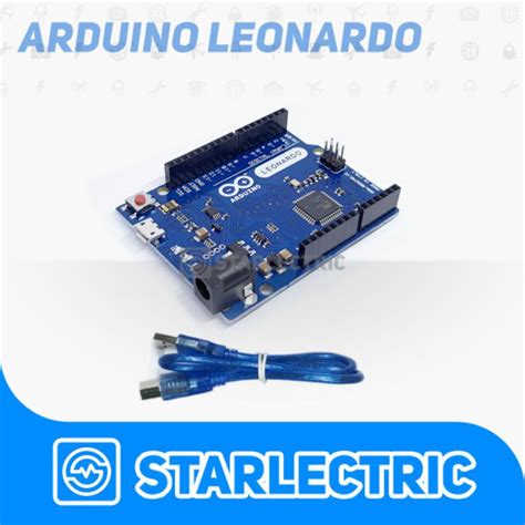 Jual Leonardo R3 With Cable Arduino Complatible Atmega32u4 Dengan Kabel Shopee Indonesia