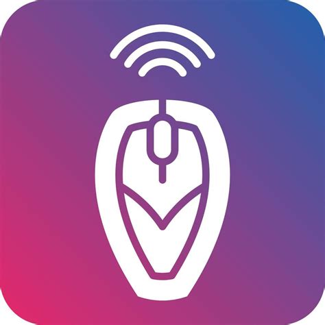 Wireless Mouse Icon Style 13221271 Vector Art At Vecteezy