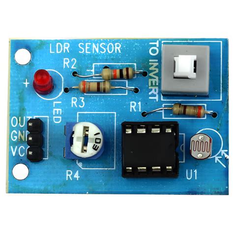 Ldr Light Sensor Module With Daynight Invert Logic