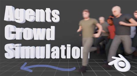 Agents Crowd Simulation Addon Released Scripts And Themes Blender